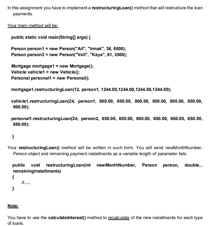 Solved In This Assignment Your Program Must Have A Person 