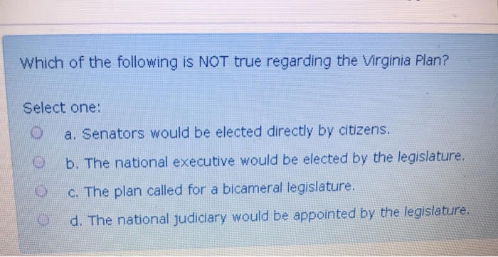 Solved Which of the following is NOT true regarding the | Chegg.com