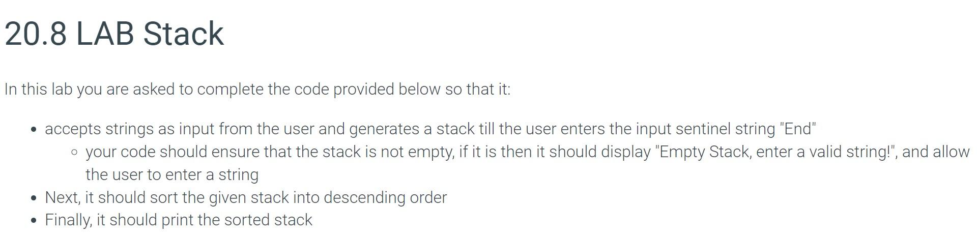 Solved Code: main.py from Stack import Stack def | Chegg.com