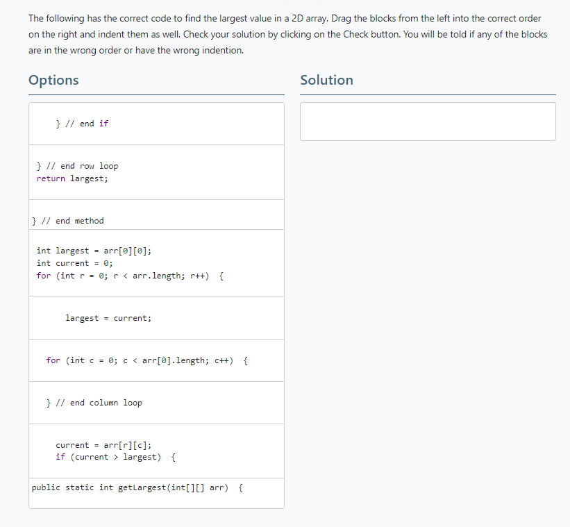 Solved The following has the correct code to find the | Chegg.com