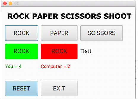 Solved Assignment 2.1 – Rock Paper Scissors Shoot! This | Chegg.com
