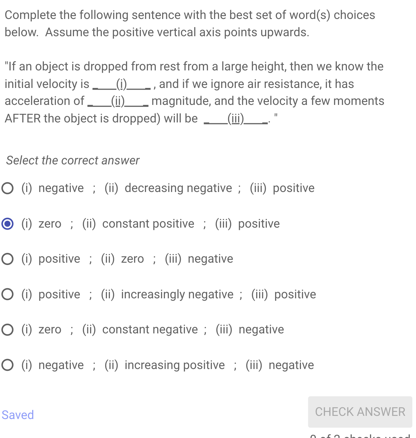 Solved Complete the following sentence with the best set of | Chegg.com