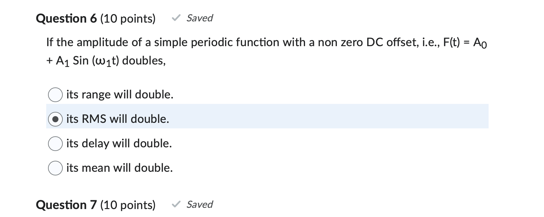 Solved If the amplitude of a simple periodic function with a | Chegg.com