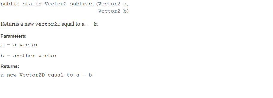Solved public final class Vector2 extends | Chegg.com