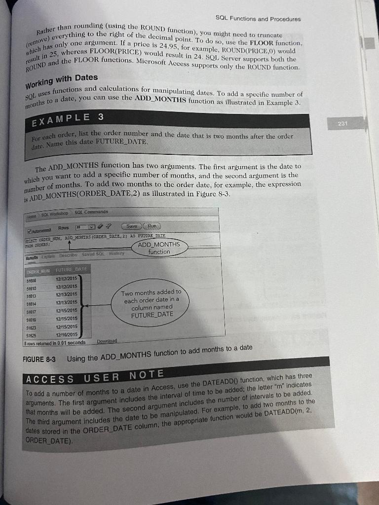 Solved Use SQL and TAL Distributors database to complete the | Chegg.com