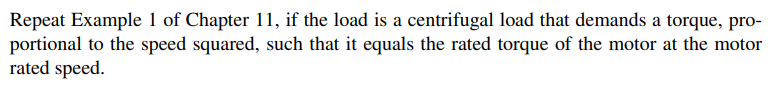 Solved Repeat Example 1 of Chapter 11 , if the load is a | Chegg.com