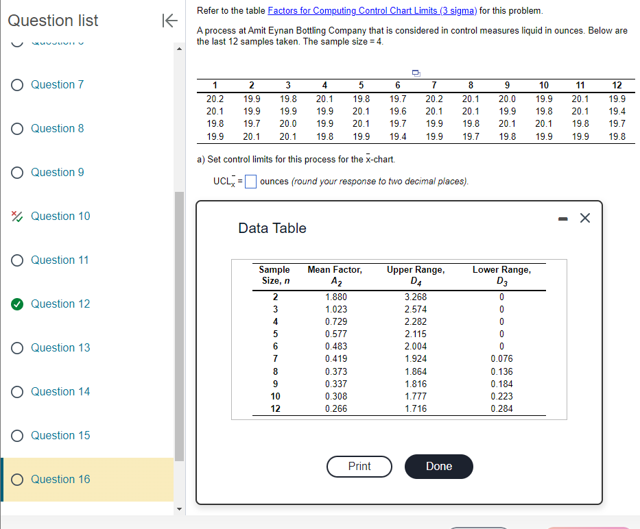 Solved Question list Question 7 Question 8 Question 9 | Chegg.com