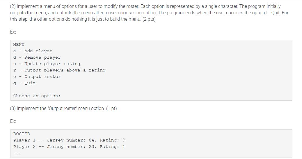 Solved 910 Lab Program Soccer Team Roster Functions Structures Arrays Files Program Store