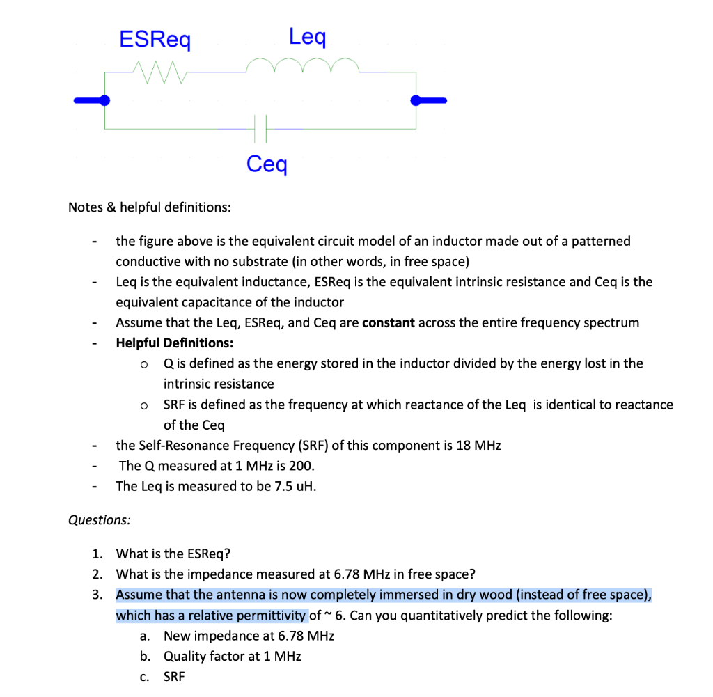 Solved ESReq Leq Ceq Notes & helpful definitions: the figure | Chegg.com