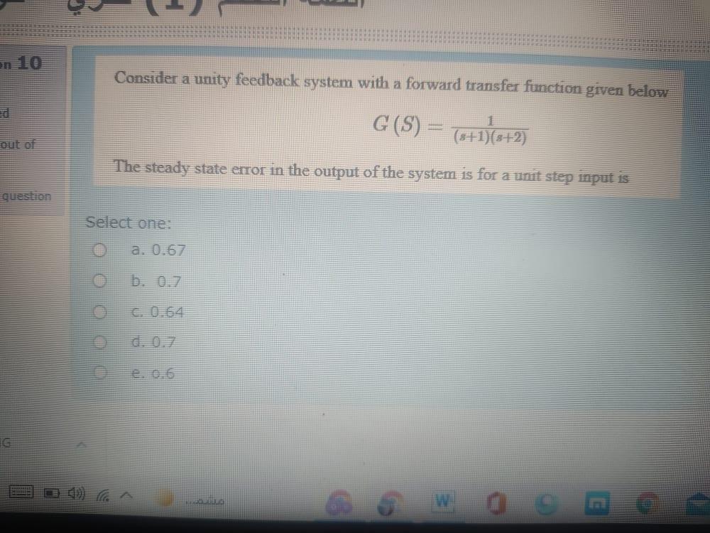 Solved Consider a unity feedback system with a forward | Chegg.com