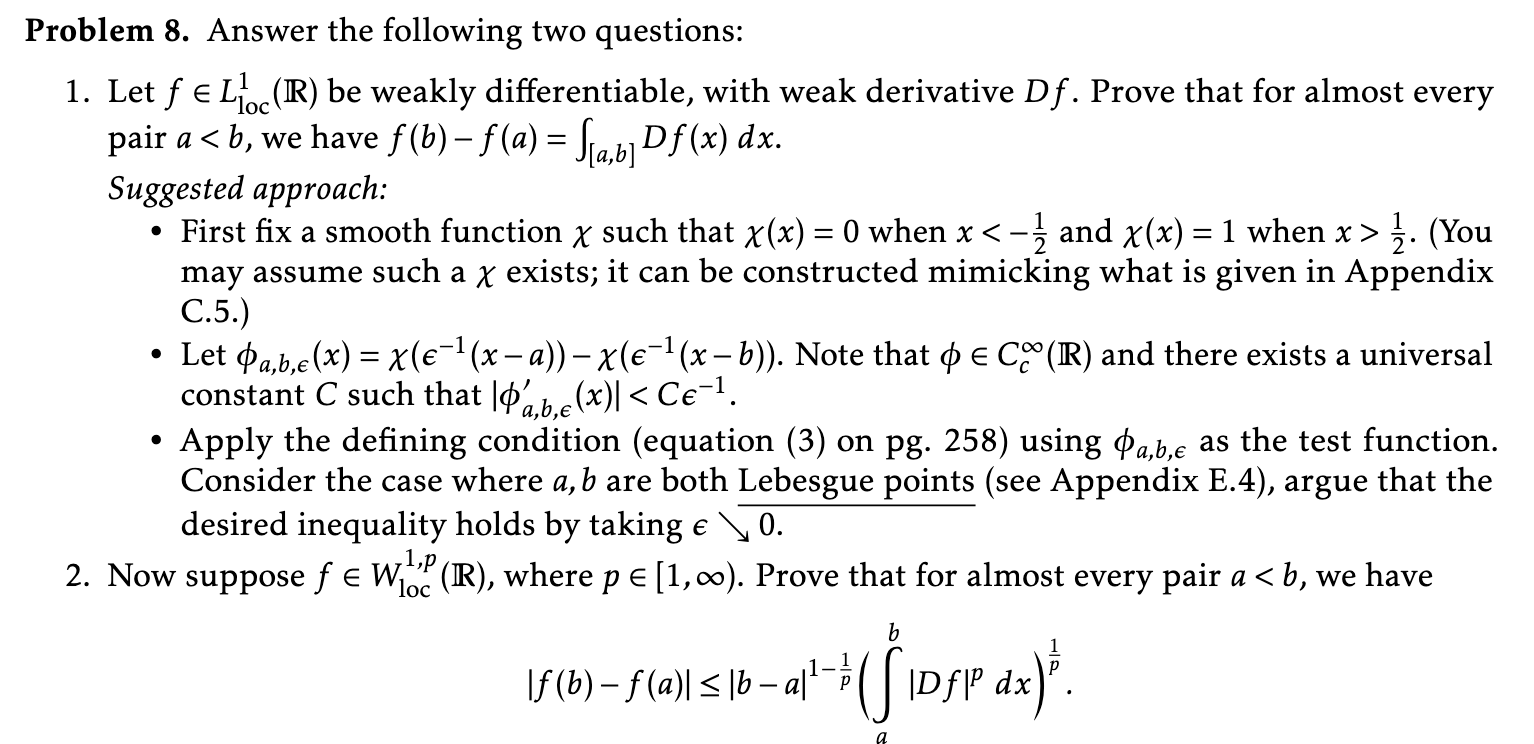 E = = = Problem 8. Answer the following two | Chegg.com