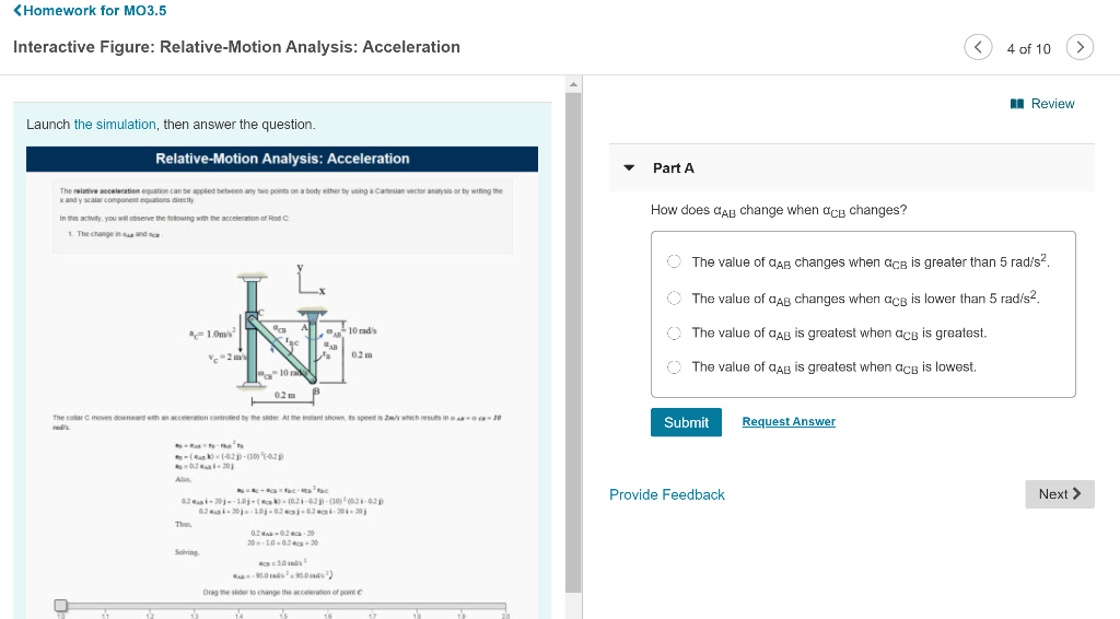 Solved II Review Launch the simulation, then answer the | Chegg.com