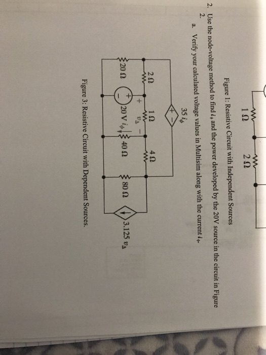 Solved Figure 1: Resistive Circuit with Independent Sources | Chegg.com