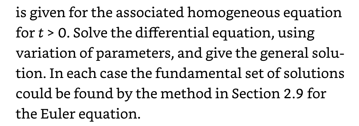 Solved In Exercises 1-12, solve the second-order Euler | Chegg.com