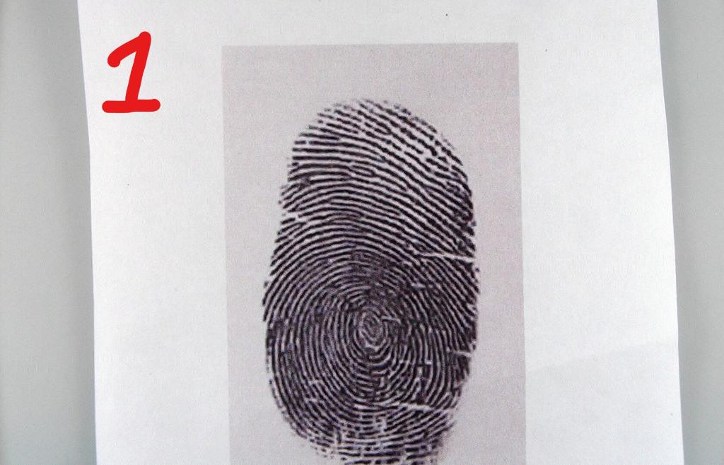 Solved Please mark and label the minutiae points and | Chegg.com