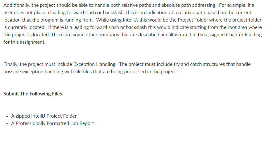 Solved Creating New Directories The project Create | Chegg.com