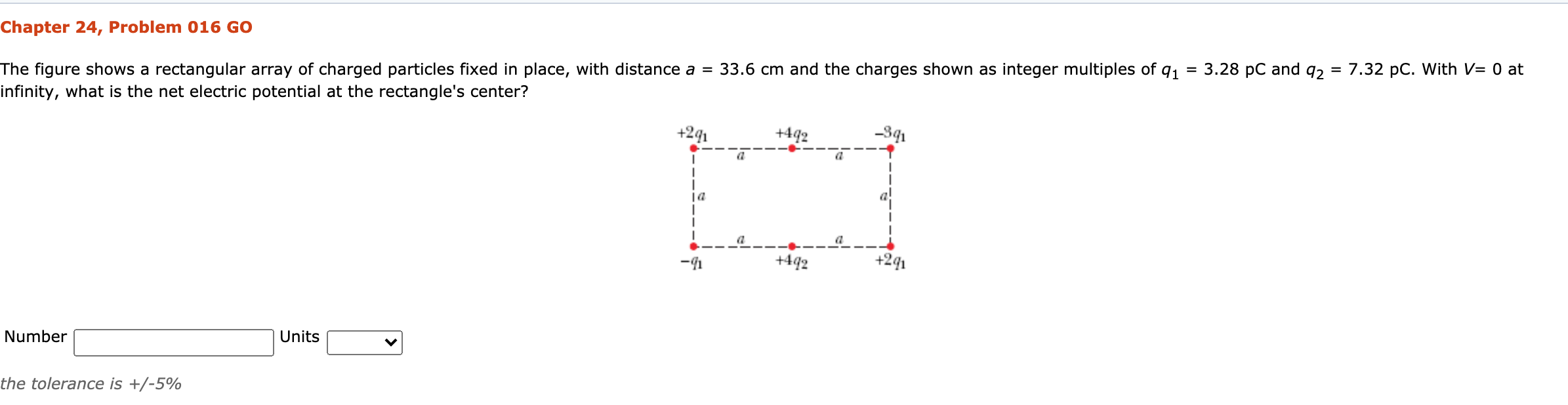 Solved Chapter 24, Problem 016 GO The figure shows a | Chegg.com