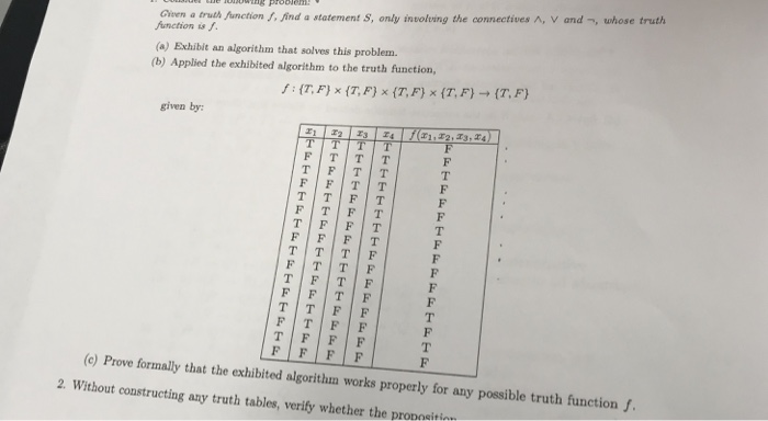 Solved I Need Help With This Discrete Math Problem Can You