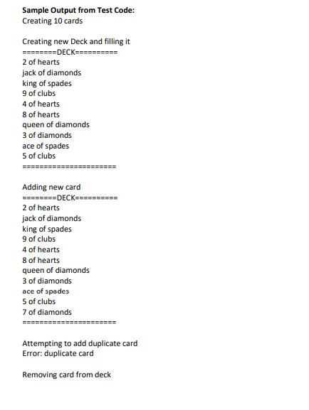 Solved (Python) import random # define Card class and | Chegg.com