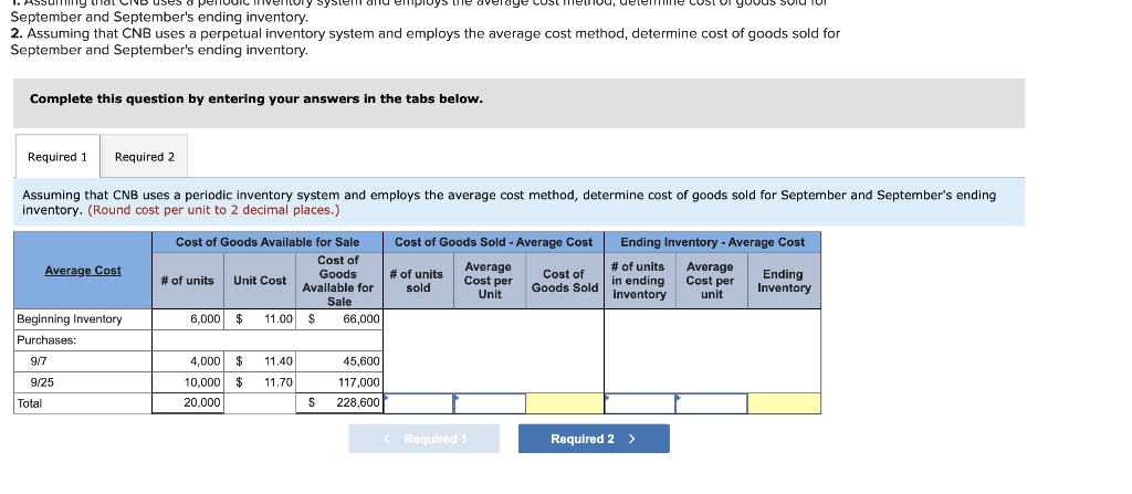 Solved Exercise 8-17 (Algo) Average cost method; periodic | Chegg.com