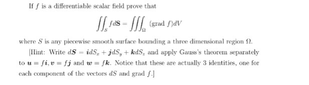 Solved If f is a differentiable scalar field prove that | Chegg.com