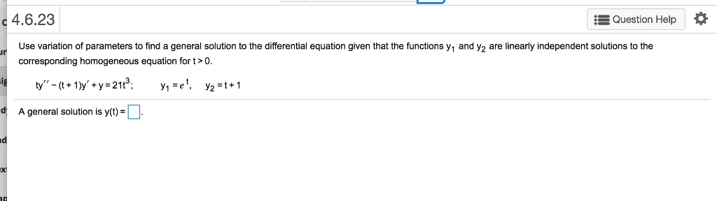 Solved Save Score: 0 of 1 pt X)4.6.14 Find a general | Chegg.com