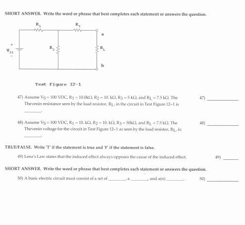 Solved TRUEFALSE, Write 'T' if the statement is true and 'F' | Chegg.com