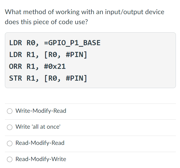 Solved Which GPIO register and which mask you will use to | Chegg.com