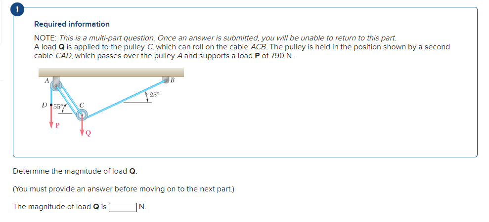 Solved Required information NOTE: This is a multi-part | Chegg.com