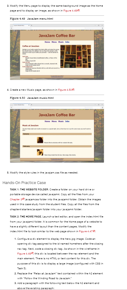 Solved Website Case Study Using Graphics & Visual Elements | Chegg.com