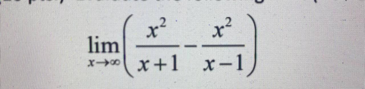 Solved I-X [+X lim X x2 | Chegg.com