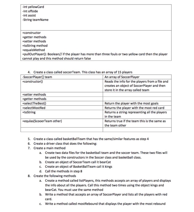 Solved Create the following hierarchy of classes 1. Create a | Chegg.com