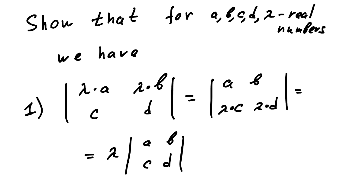 Solved Show that for a,b,s,d, λ-real we have 1) | Chegg.com