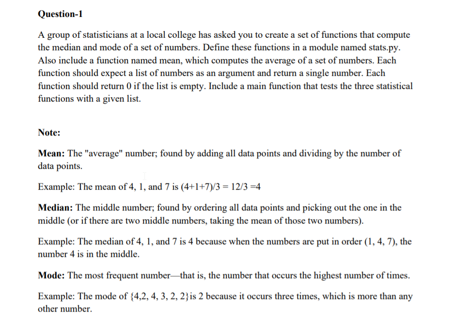 Solved Question 1 A Group Of Statisticians At A Local 