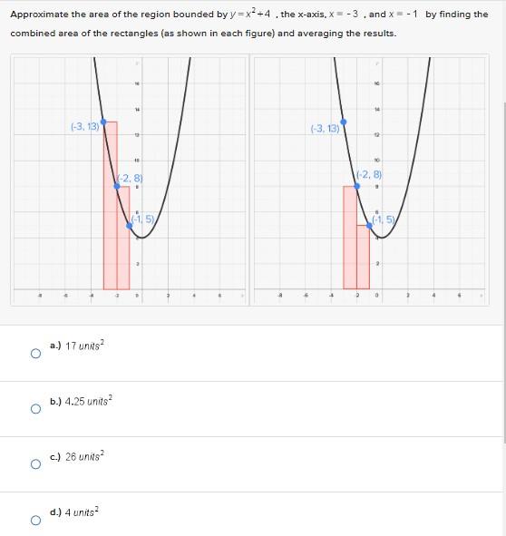 Solved Determine the area of a figure using approximation | Chegg.com