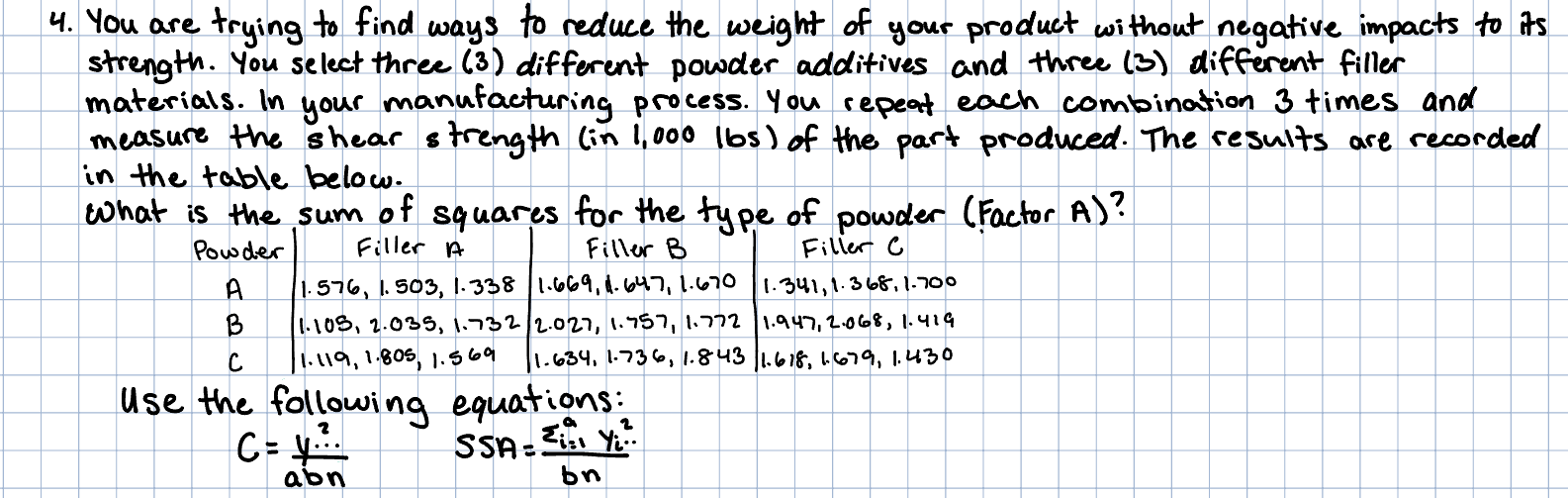 Solve the problem using the equations provided | Chegg.com