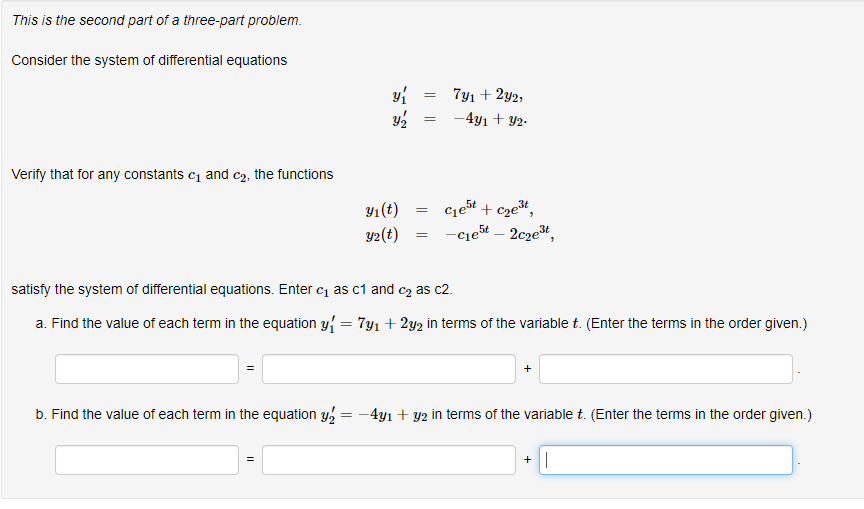 Solved This is the second part of a three-part problem. | Chegg.com