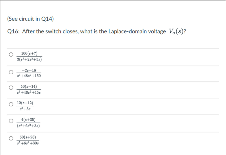 Solved Figure 4: For Questions Q14-Q17: Consider the circuit | Chegg.com