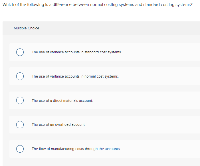 Solved Which of the following is a difference between normal | Chegg.com
