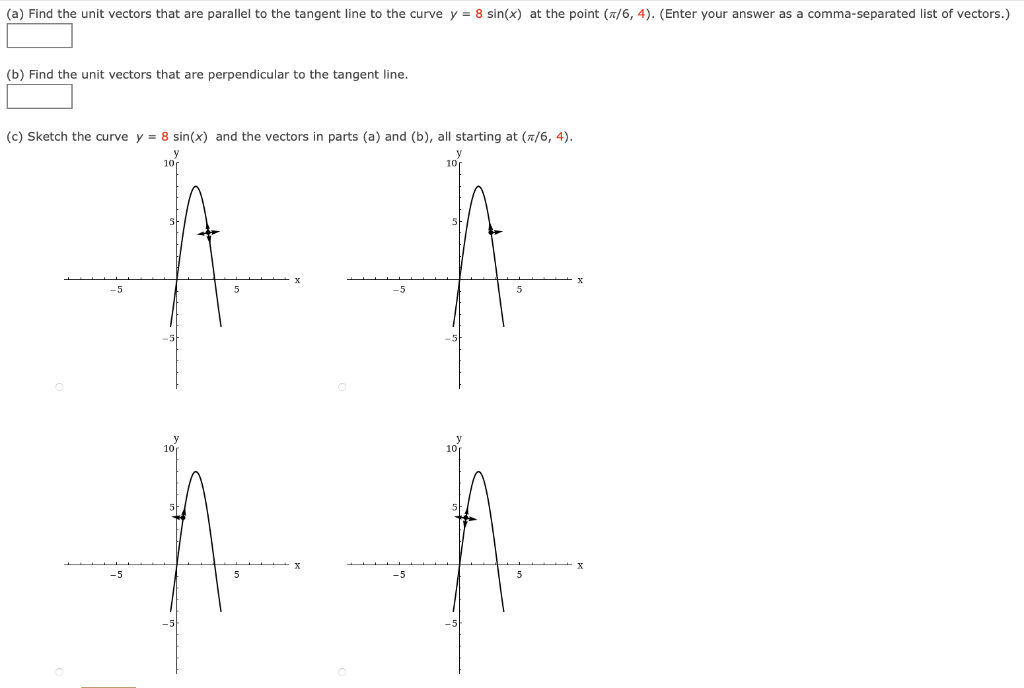 Solved (a) Find the unit vectors that are parallel to the | Chegg.com