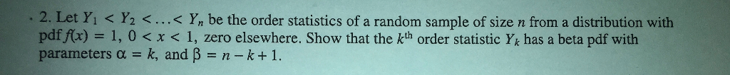 Solved 2. Let Yi