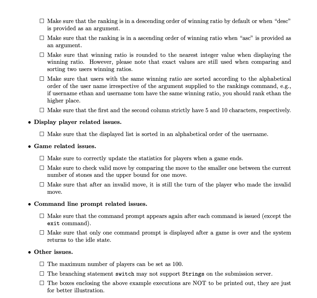 Solved The task is to create a Nim game using JAVA | Chegg.com