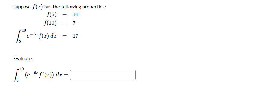 Solved Suppose f(x) has the following properties: | Chegg.com