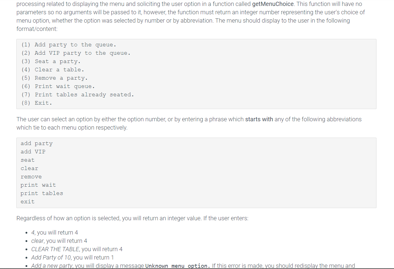 Solved Description Imagine that we are creating an app for | Chegg.com