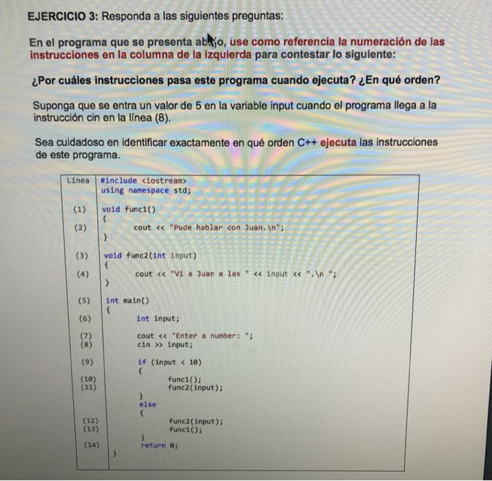Solved EJERCICIO 3: Responda a las siguientes preguntas: En | Chegg.com