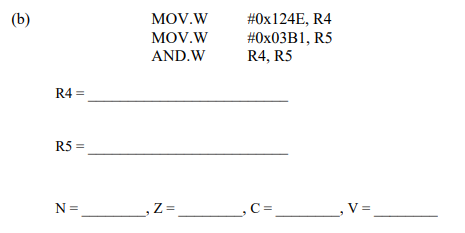 Solved For each code segment below, show the final values of | Chegg.com