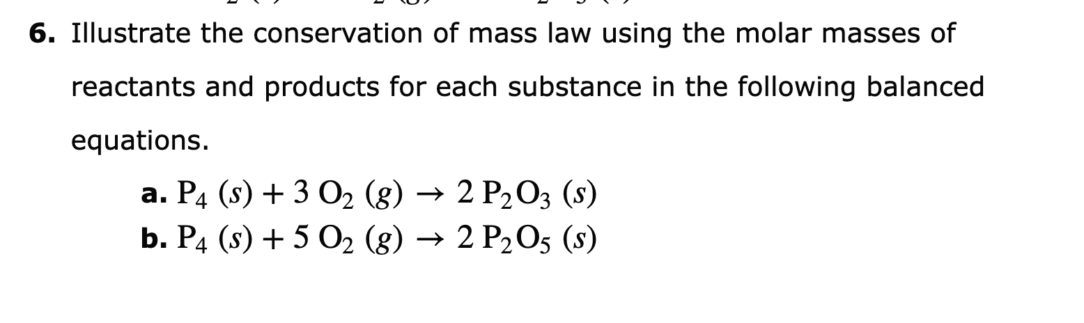 Solved 6. Illustrate the conservation of mass law using the | Chegg.com