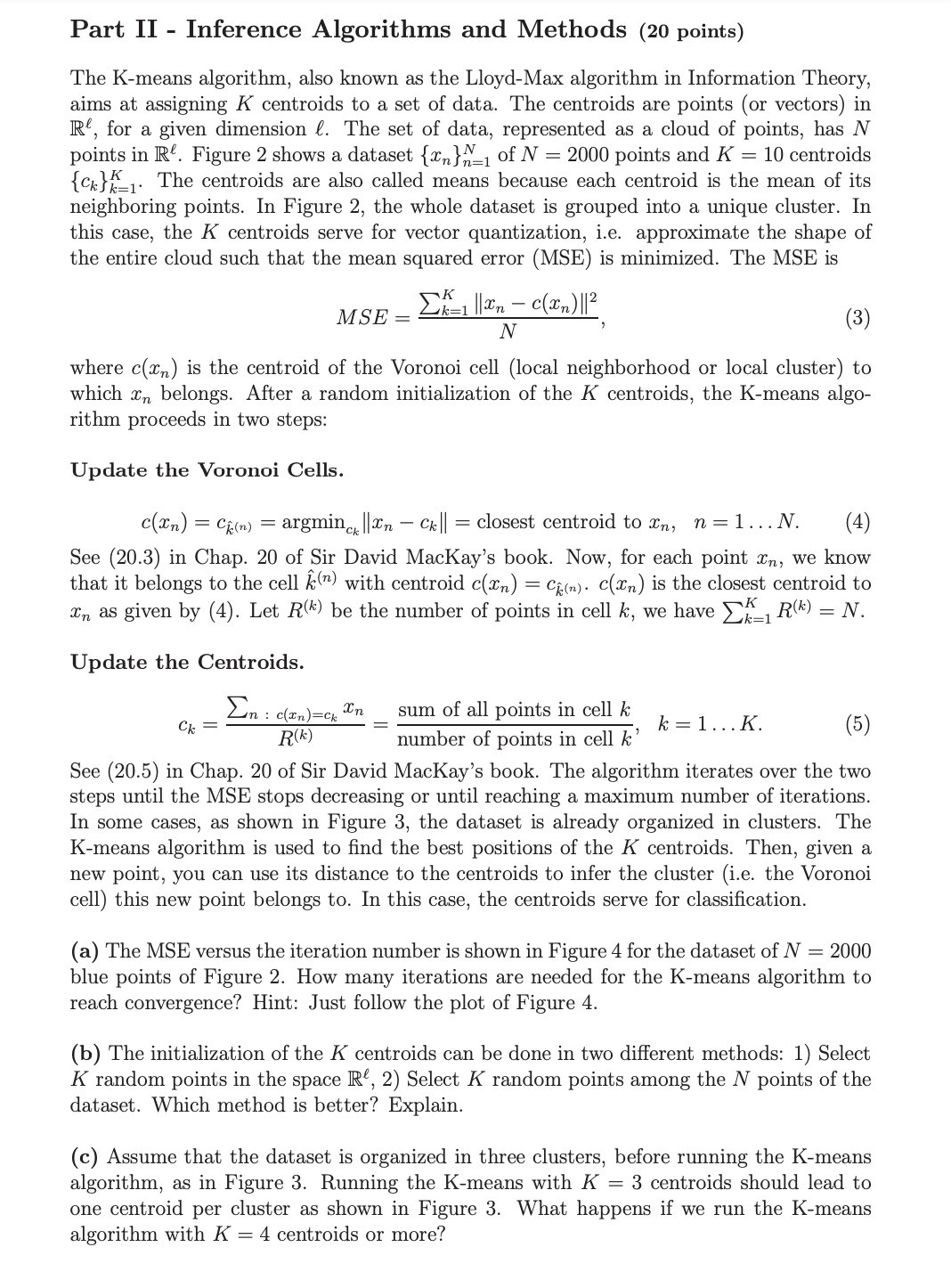 Solved Part Ii Inference Algorithms And Methods 20