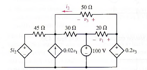 Solved Determine the value of V1, V3, and I2 in the circuit | Chegg.com