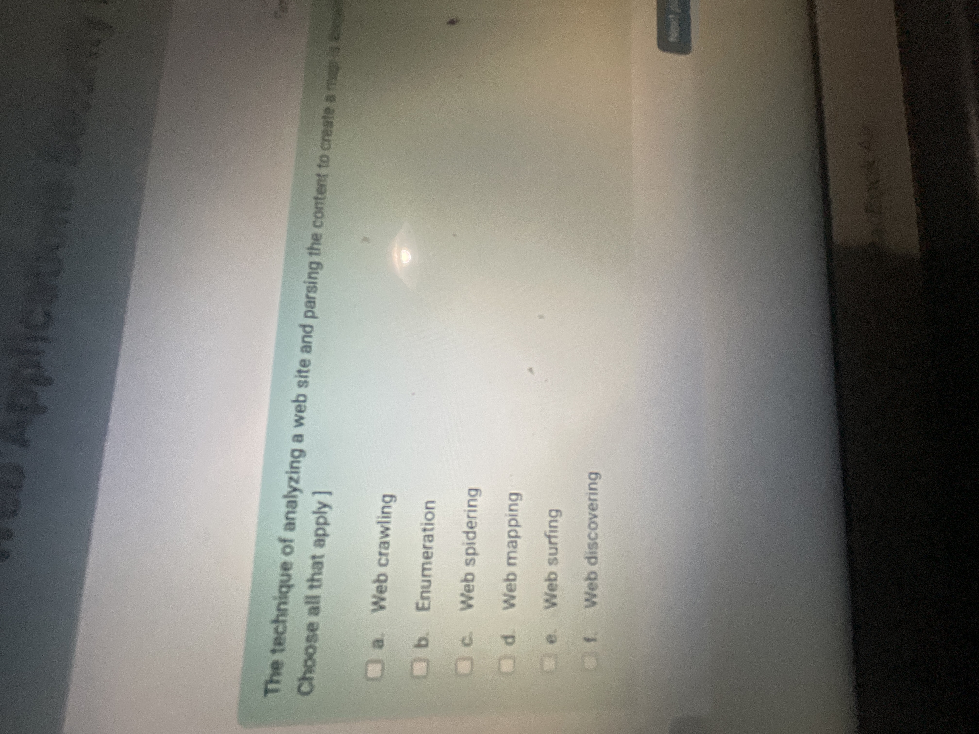 Solved The technique of analyzing a web site and parsing the | Chegg.com